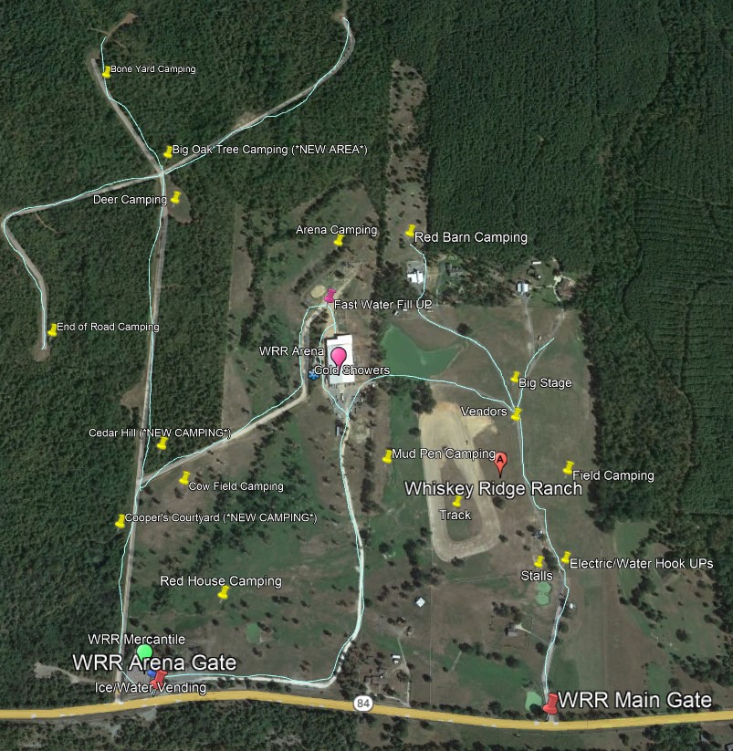 Campsites | Whiskey Ridge Ranch in Malvern, AR